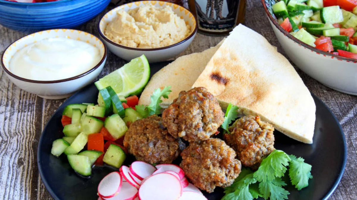 Spicy Chipotle Meatballs with Habanero Hummus – African Dream Foods